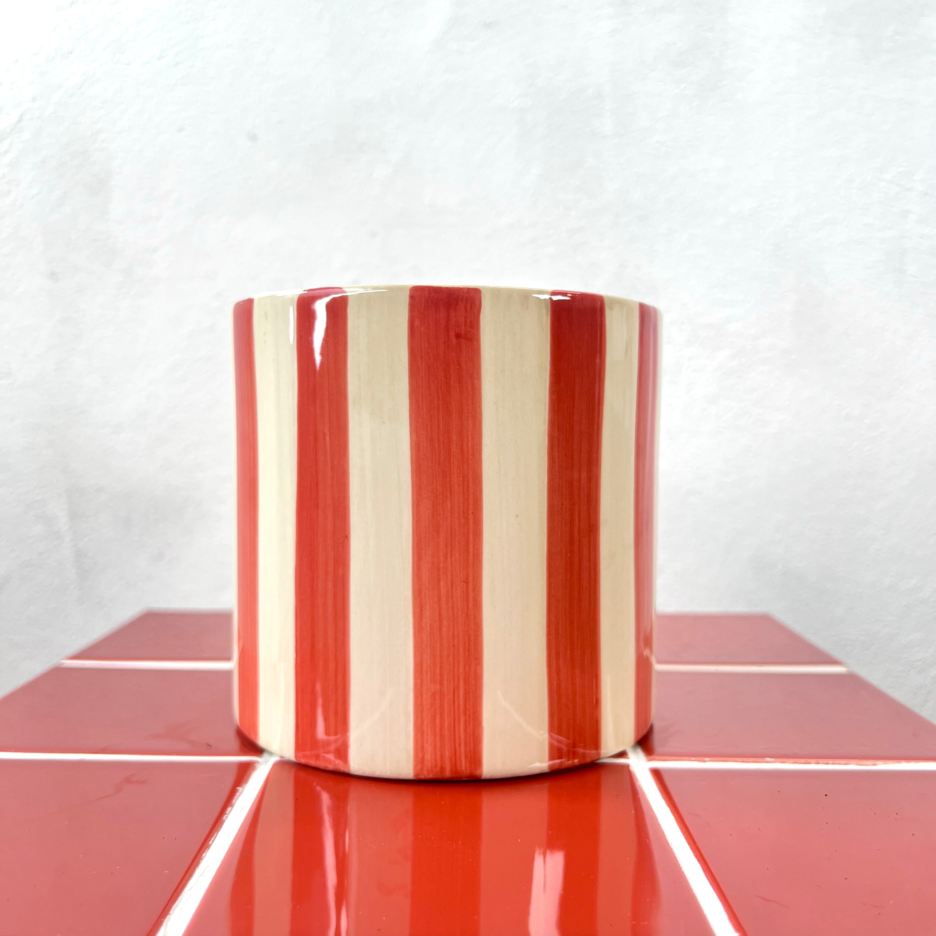 Cylinder Circus Pot Red – Plant Studio
